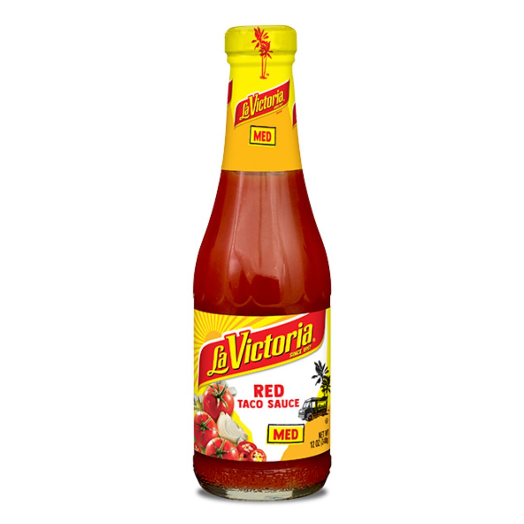 La Victoria Red Taco Sauce Medium - 12 oz – MexGrocer.com