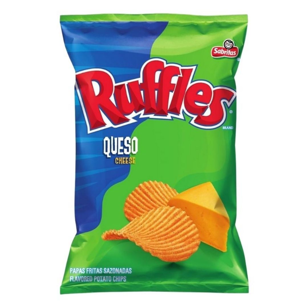 Papas fritas con queso Ruffles de Sabritas - 184 g – MexGrocer.com