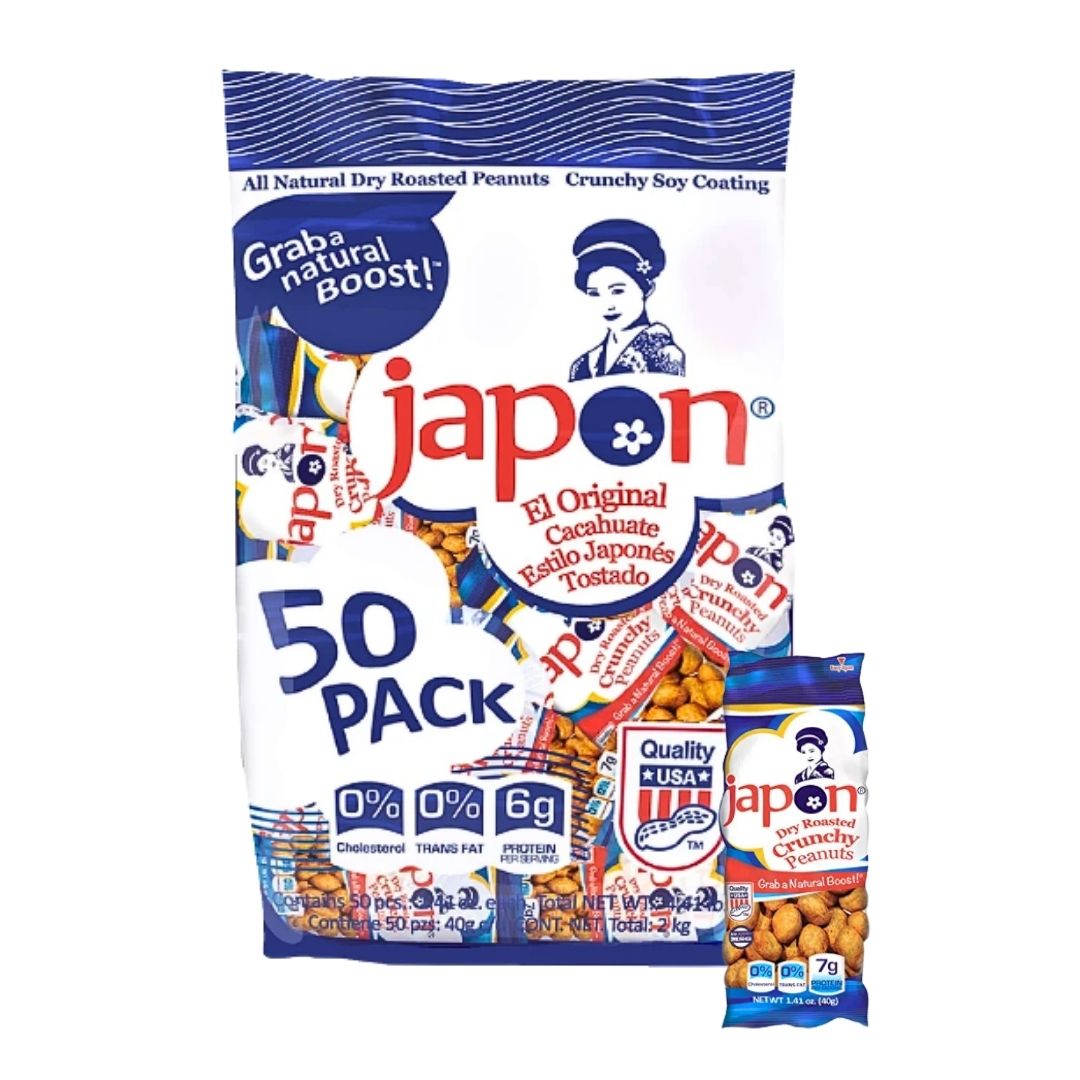 Japon Peanuts - Cacahuates Japones (50 pack) - 4.4 lbs – MexGrocer.com