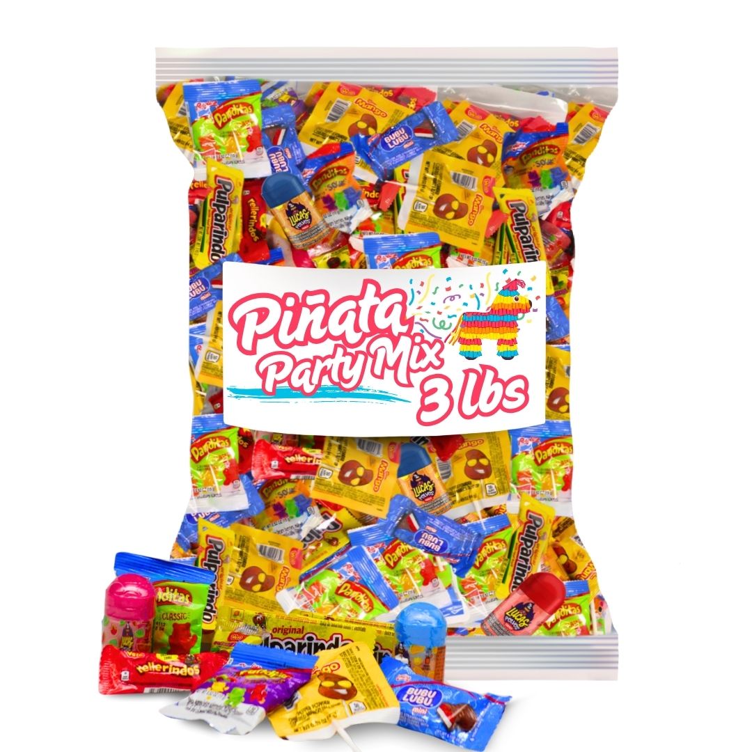 Piñata Party Mix: 3 lbs Assorted Mexican Candy – MexGrocer.com