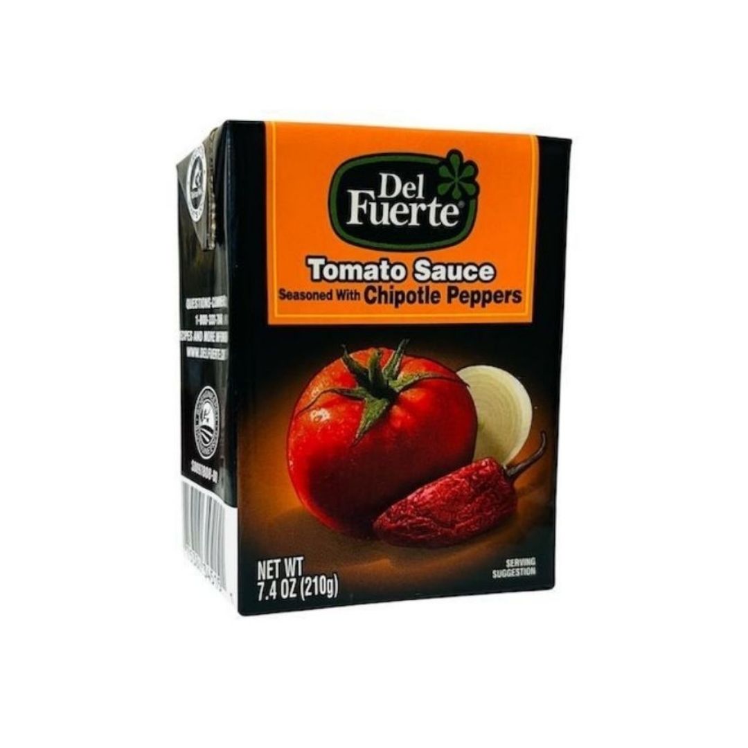 Del Fuerte Tomato Sauce Seasoned with Chipotle Peppers - 7.4 oz ...