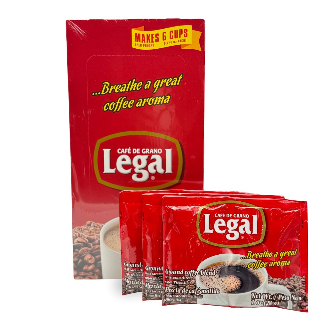 Café Legal Café Molido Mezcla – Sobres de 1 oz, 30 unidades, Café Mexi ...