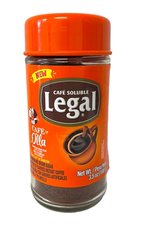 Café instantáneo Cafe Legal sabor canela y azúcar moreno - 99 g ...