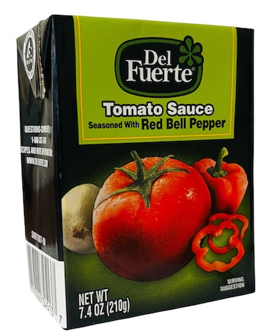 Del Fuerte Tomato Sauce Seasoned with Red Bell Pepper - 7.4 oz ...