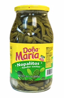 Dona Maria Nopalitos - Tender Cactus - 30 oz – MexGrocer.com