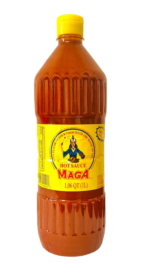 MAGA Hot Sauce Salsa Picante – Mexican Hot Sauce – 1 Liter – MexGrocer.com