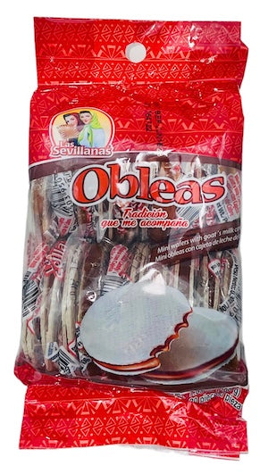 Las Sevillanas Mini Obleas with Cajeta – Mexican Wafer Candy 20 ct ...
