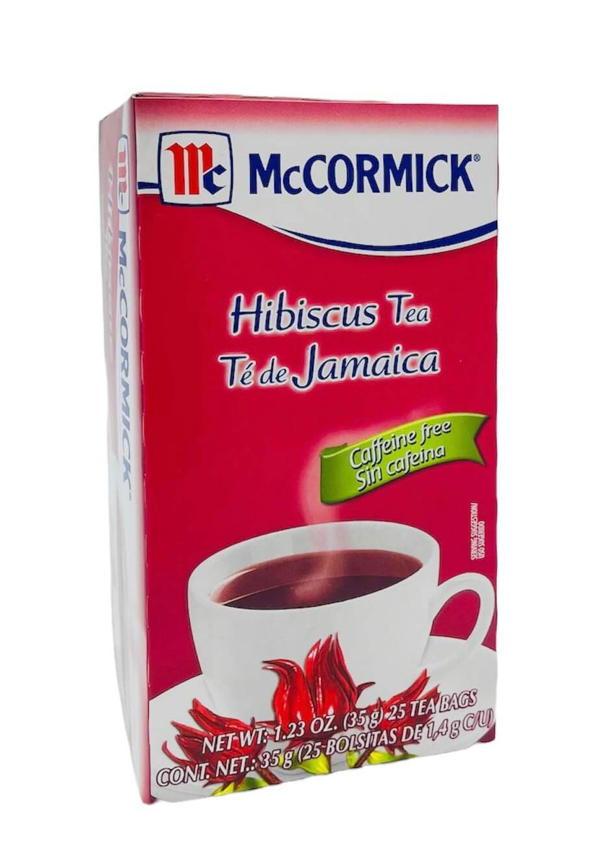 McCormick Hibiscus Tea (Jamaica) Caffeine Free – 25 Tea Bags ...