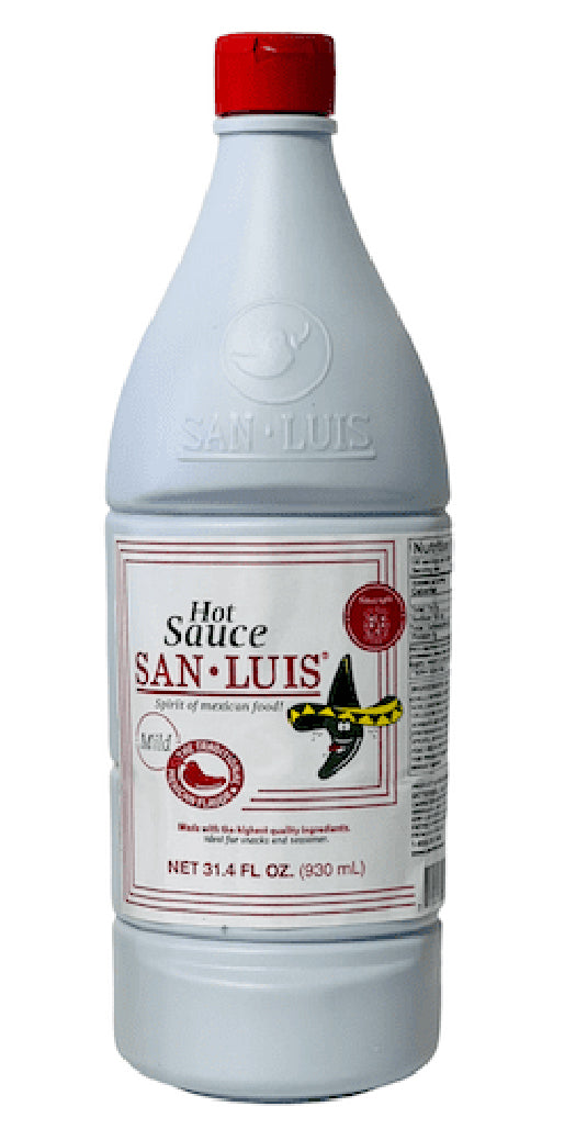 San Luis Hot Sauce - Mexican Salsa Picante Mild – 31.4 oz – MexGrocer.com