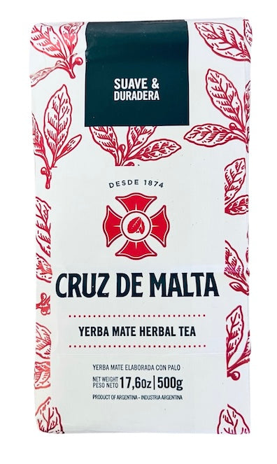 Yerba Mate Herbal Tea by Cruz de Malta - 17.6 oz – MexGrocer.com